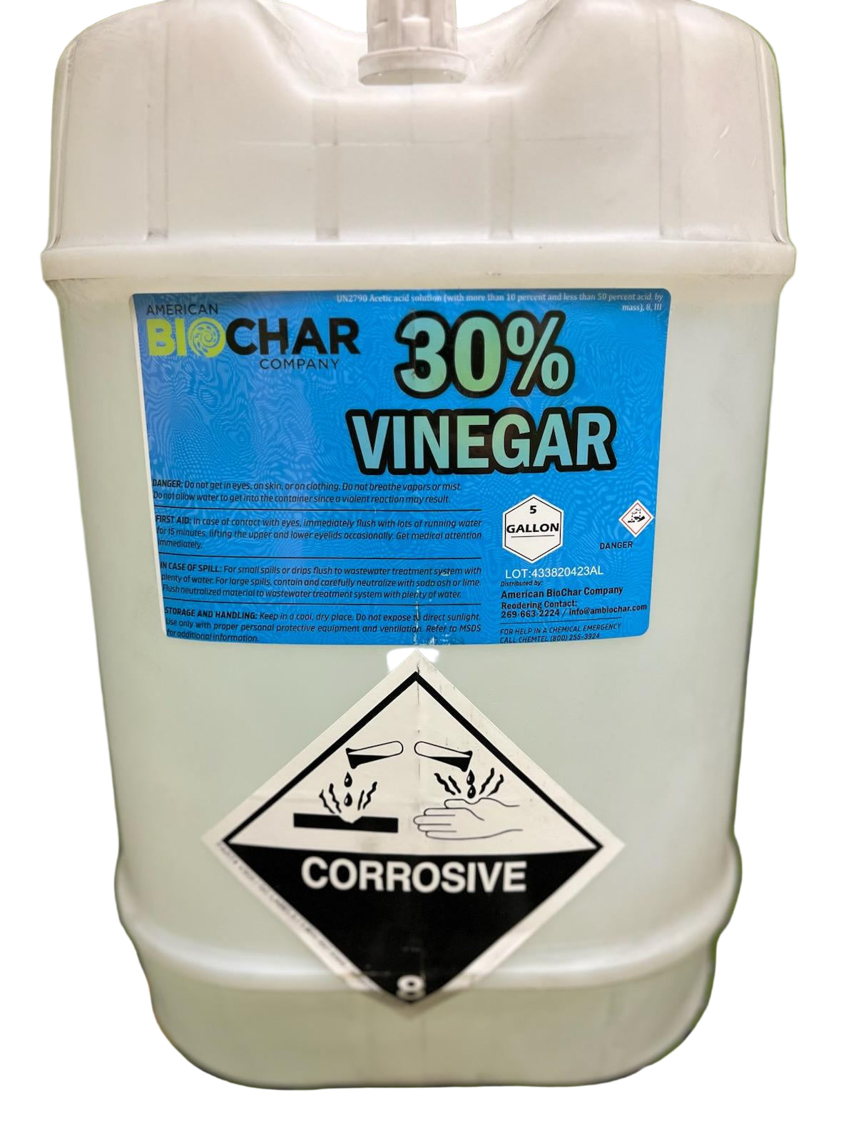 30% Vinegar - Organic Foliar Herbicide – American BioChar Company